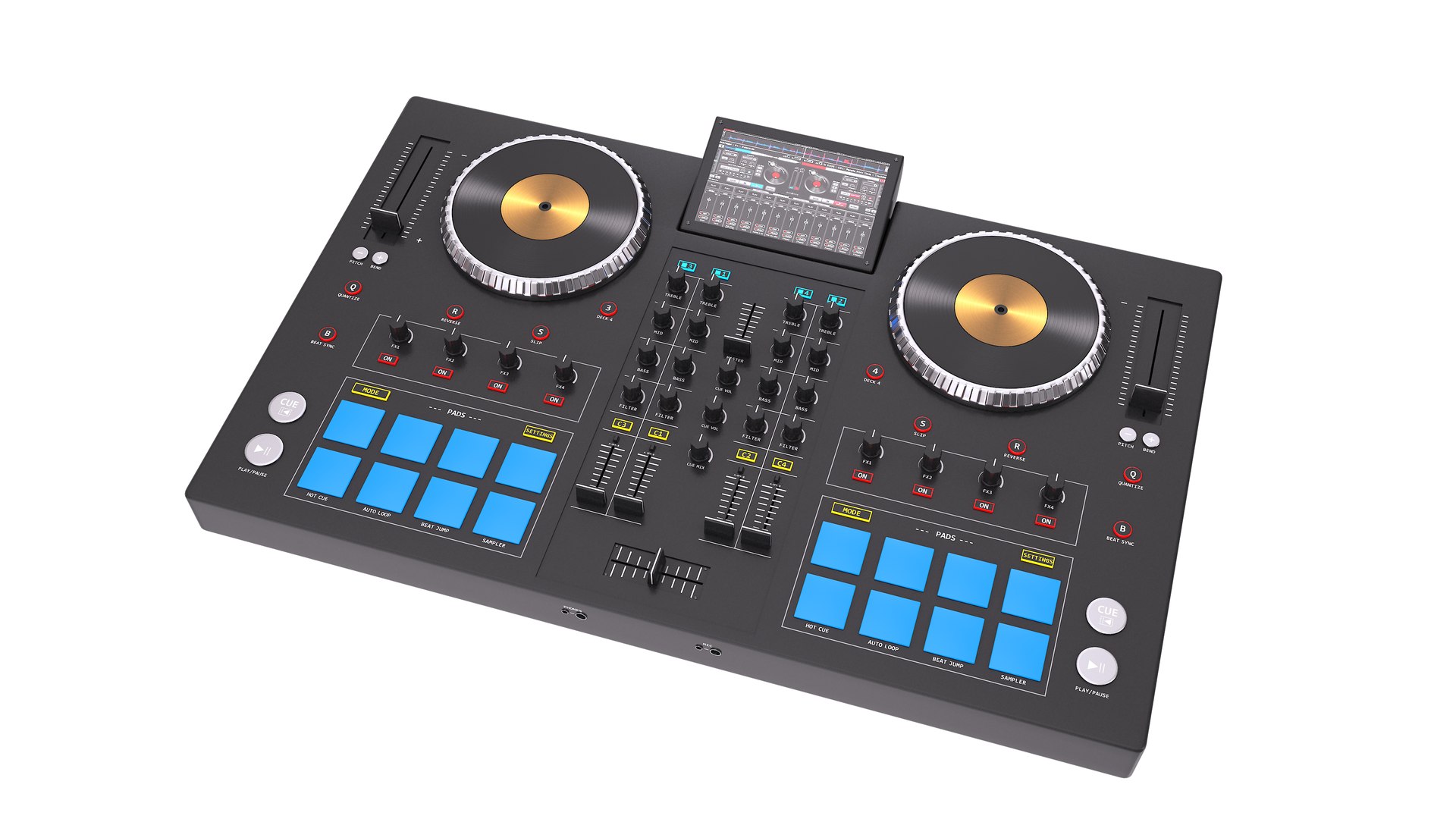 3D DJ Set - TurboSquid 1890917