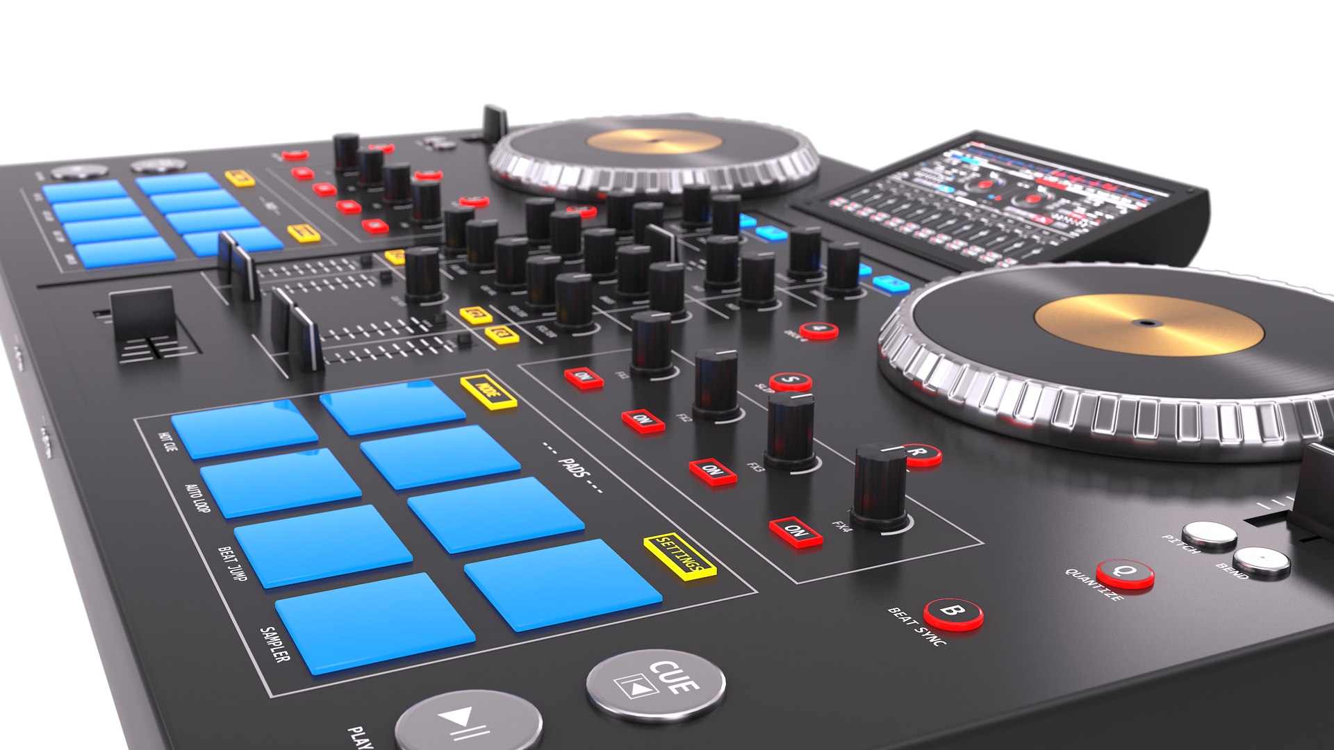 3D DJ Set - TurboSquid 1890917