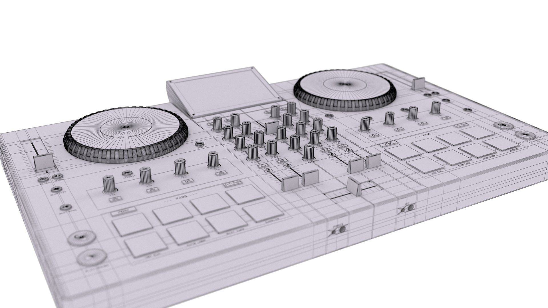 3D DJ Set - TurboSquid 1890917