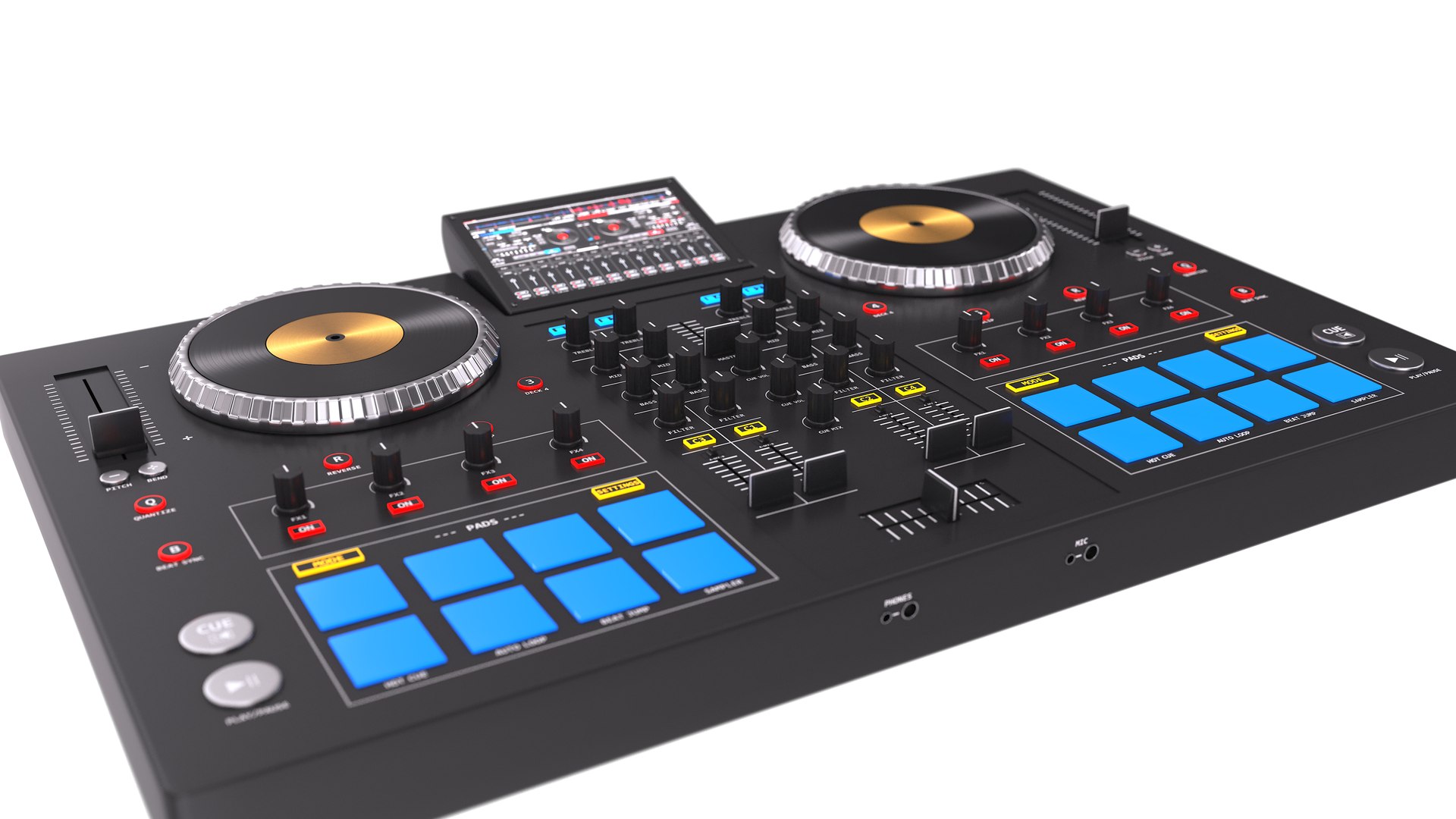 3D DJ Set - TurboSquid 1890917