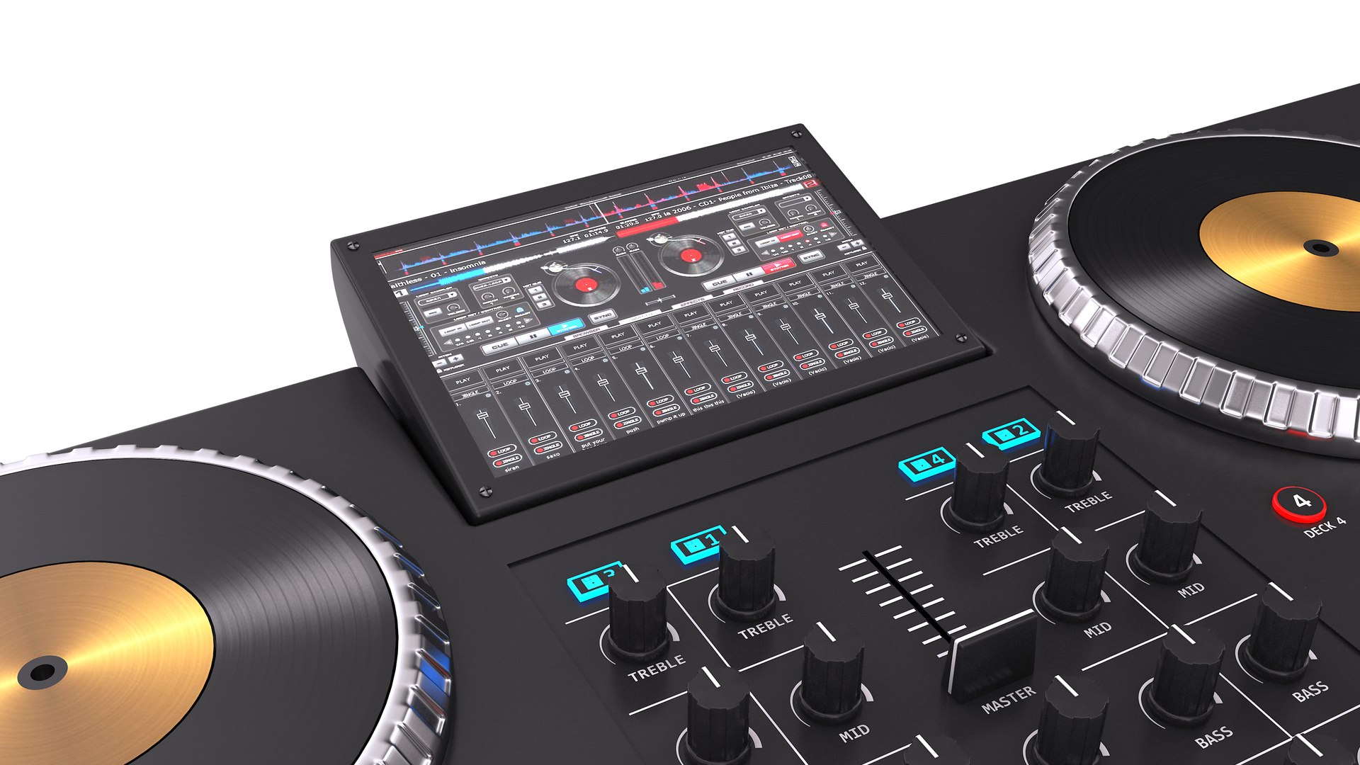 3D DJ Set - TurboSquid 1890917