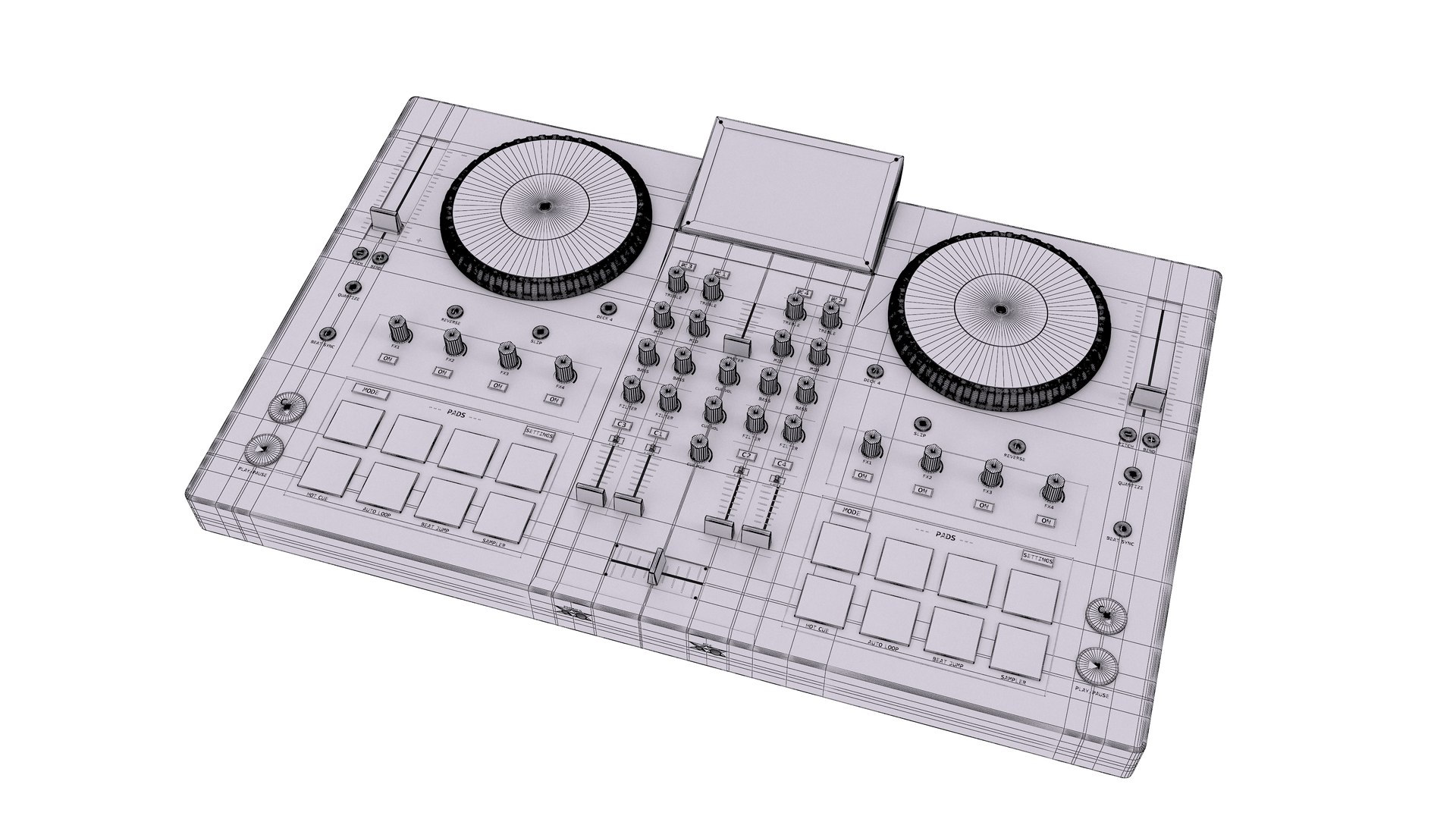 3D DJ Set - TurboSquid 1890917