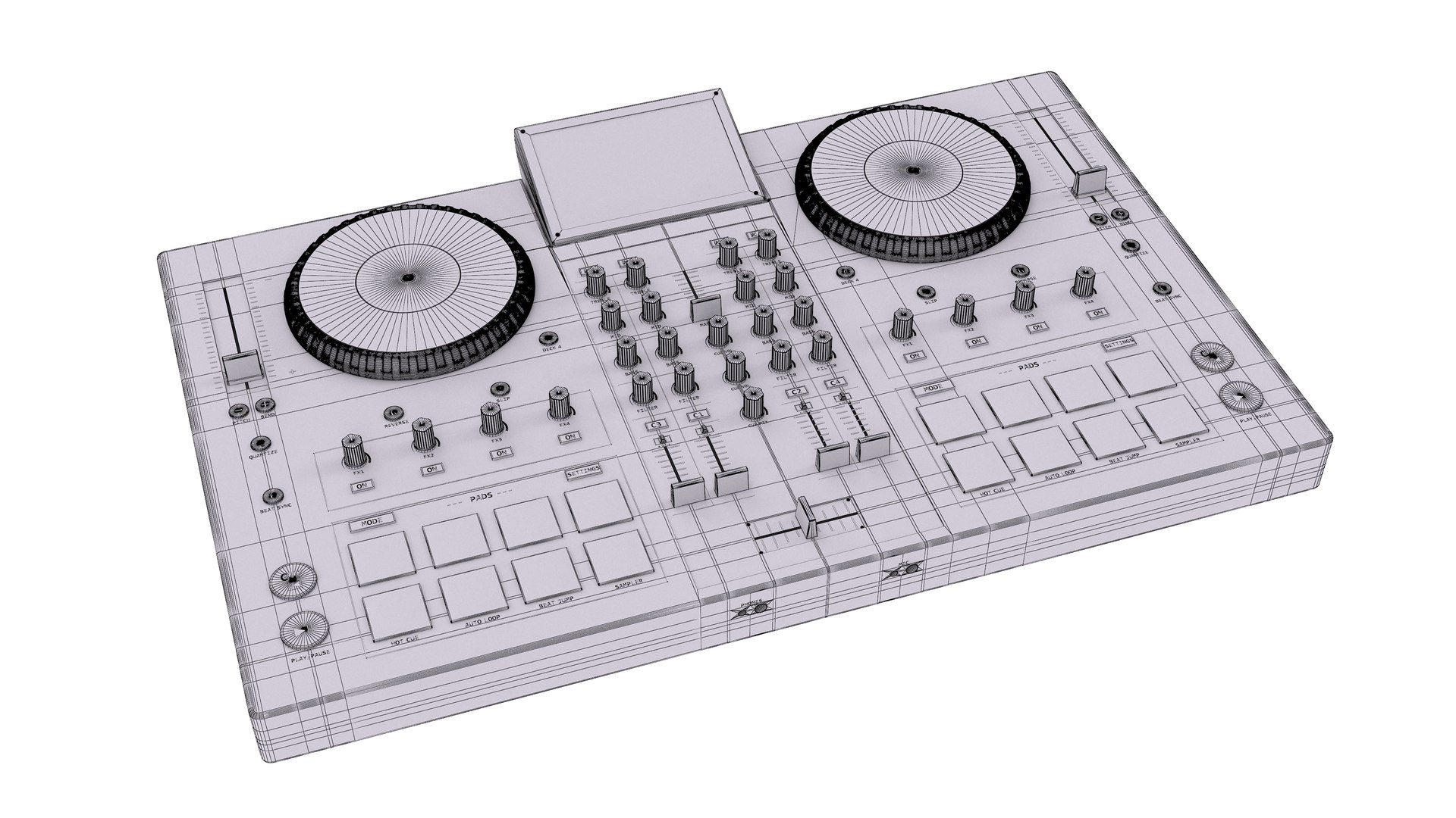 3D DJ Set - TurboSquid 1890917