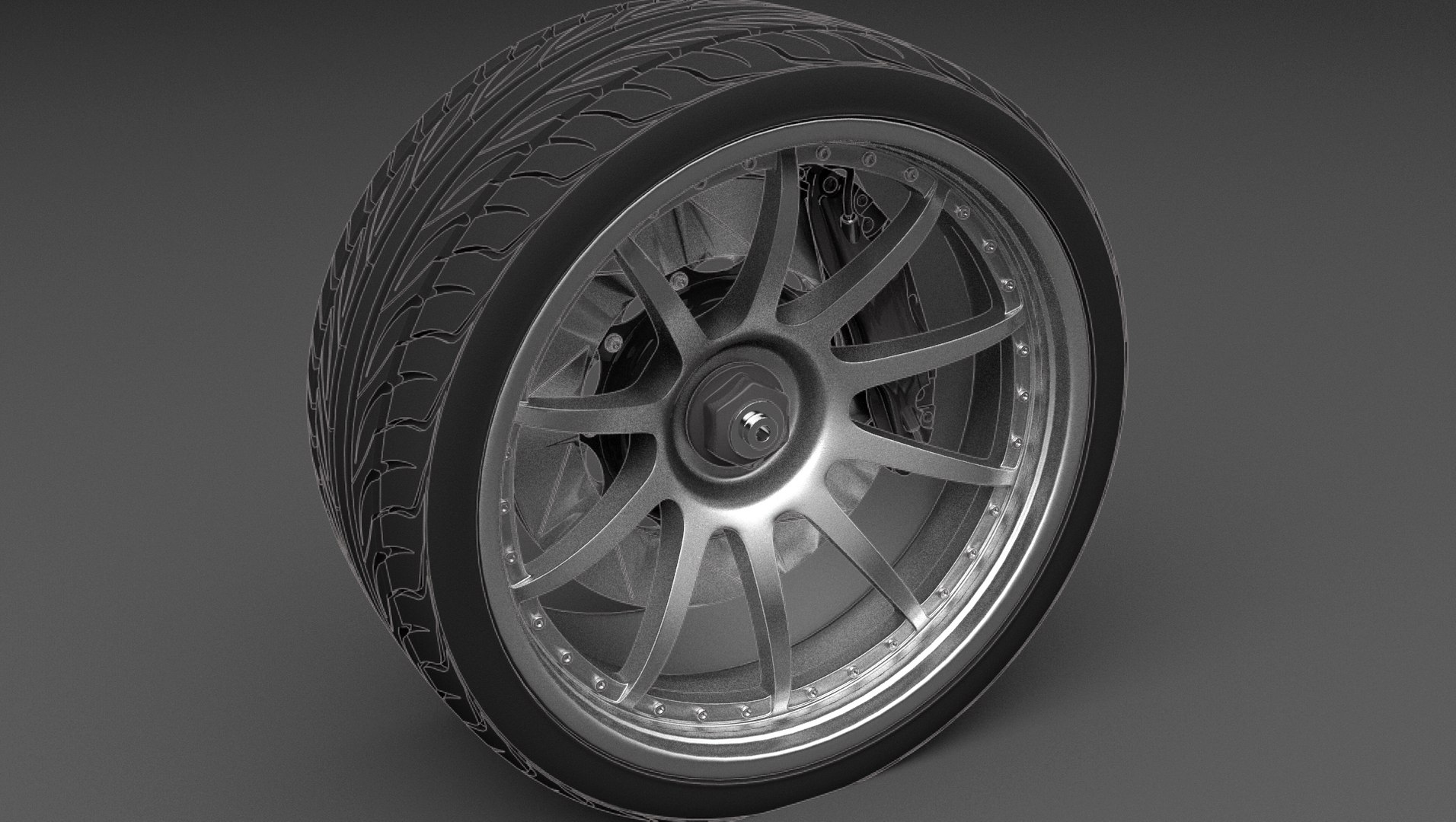 Wheel racing 3D model - TurboSquid 1669548