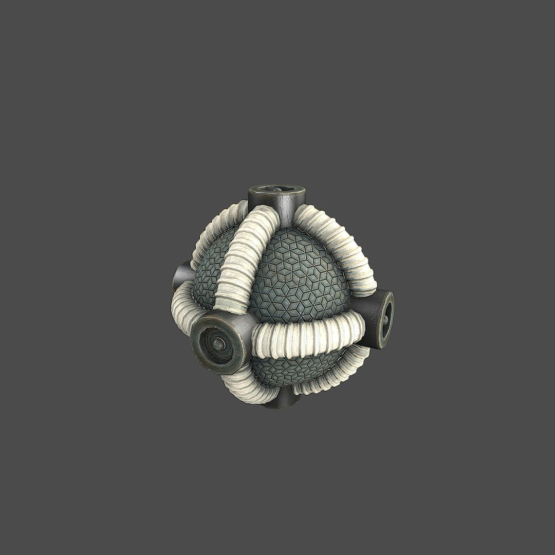 Sci-fi Bomb 3d Model