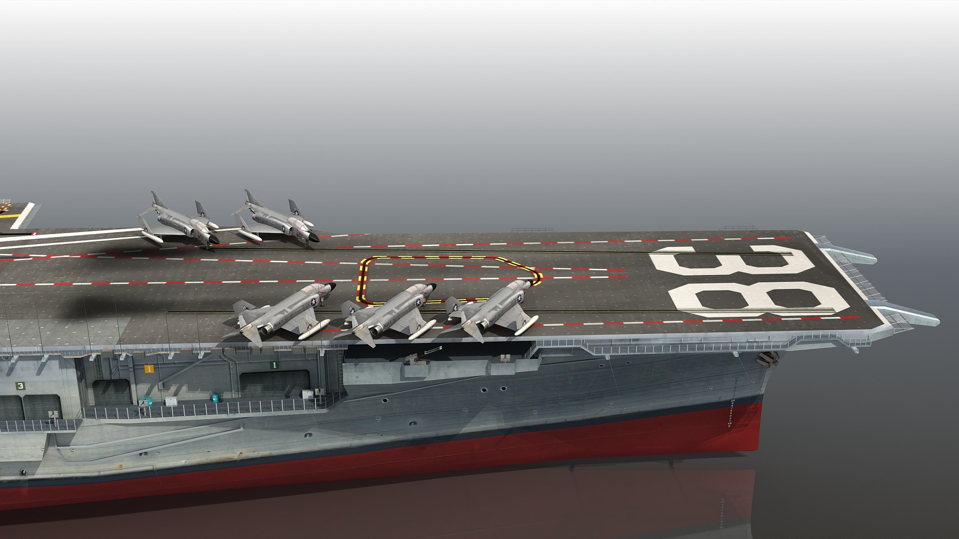 Uss shangri-la cvs 38 3D model - TurboSquid 1537756