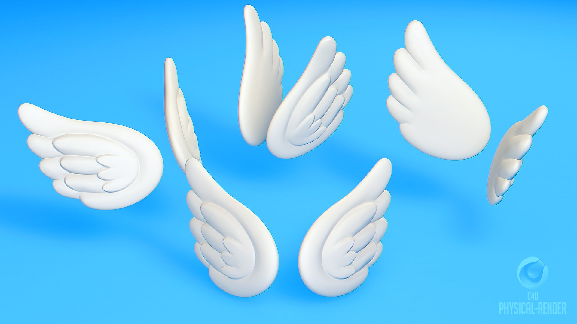 Super Mario Bros Yoshi Wings power-up 3D model - TurboSquid 2054739