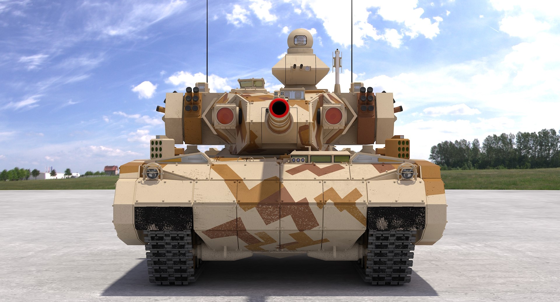 T-100 object-189 tank desert 3D - TurboSquid 1227603