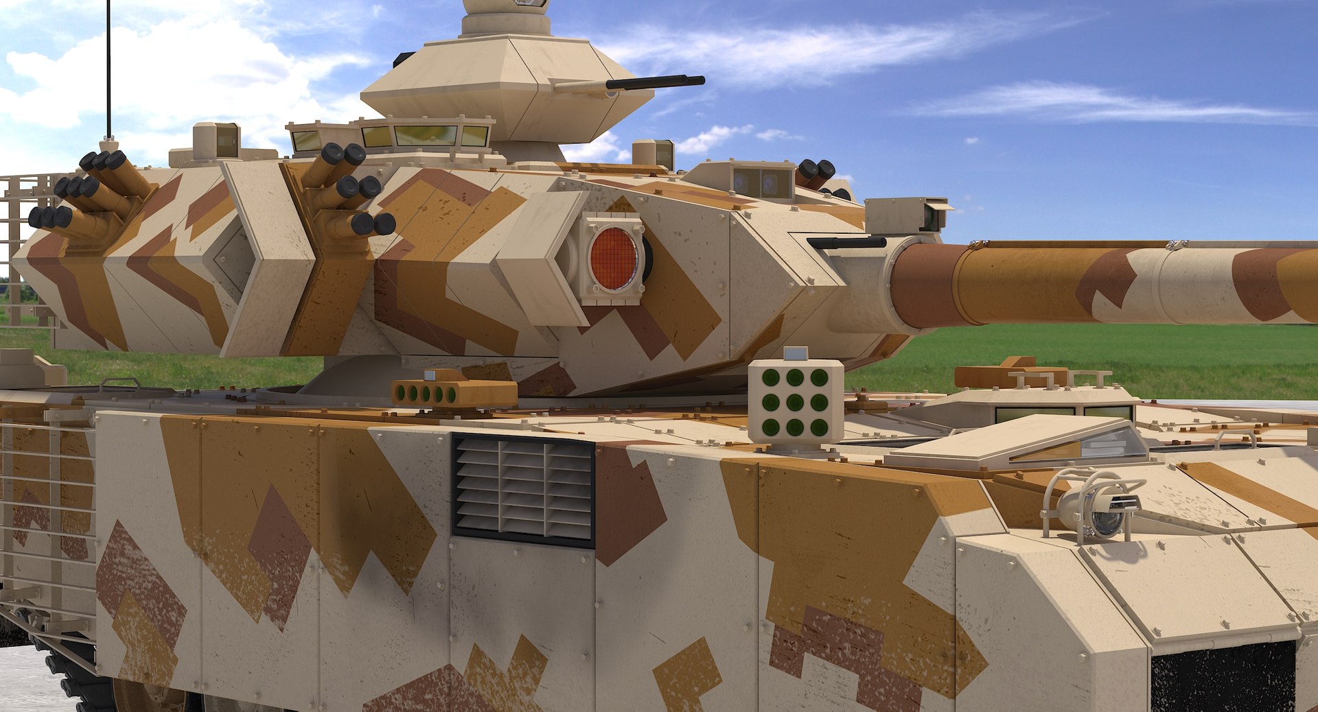 T-100 object-189 tank desert 3D - TurboSquid 1227603