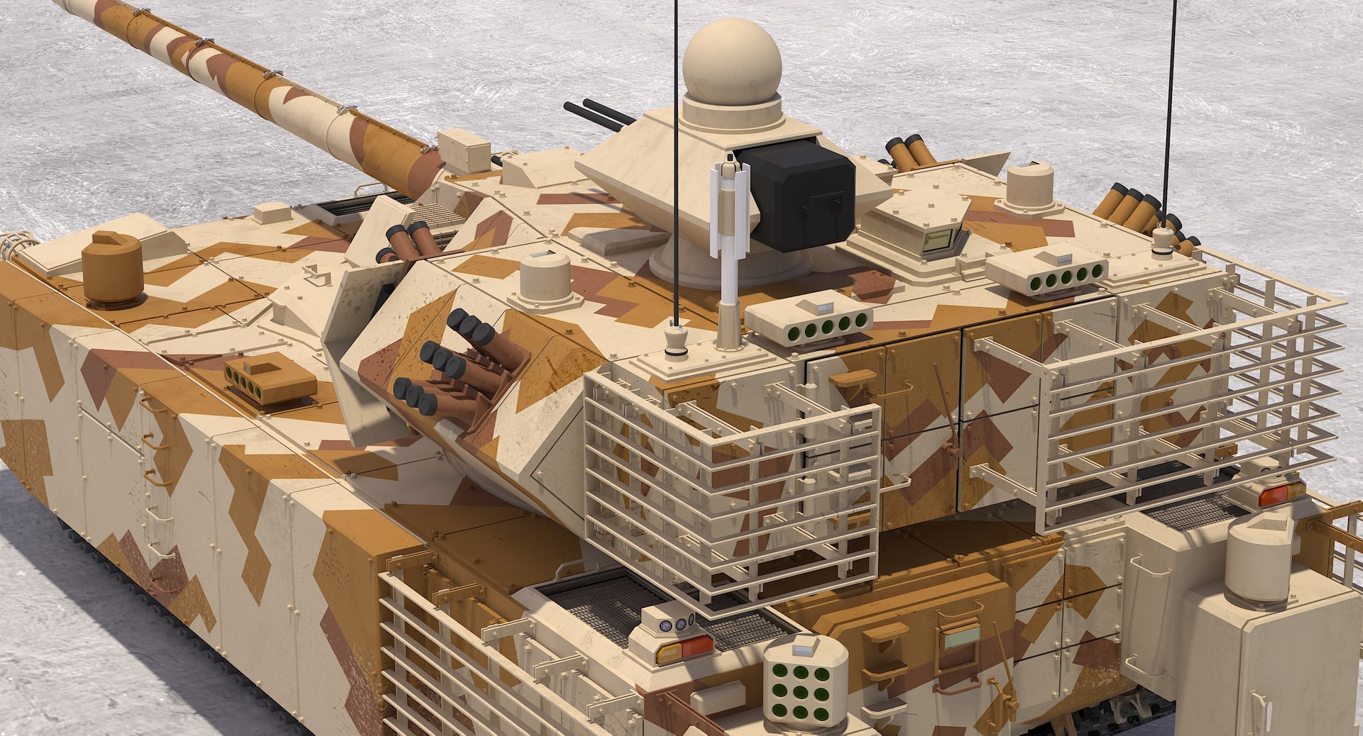 T-100 object-189 tank desert 3D - TurboSquid 1227603