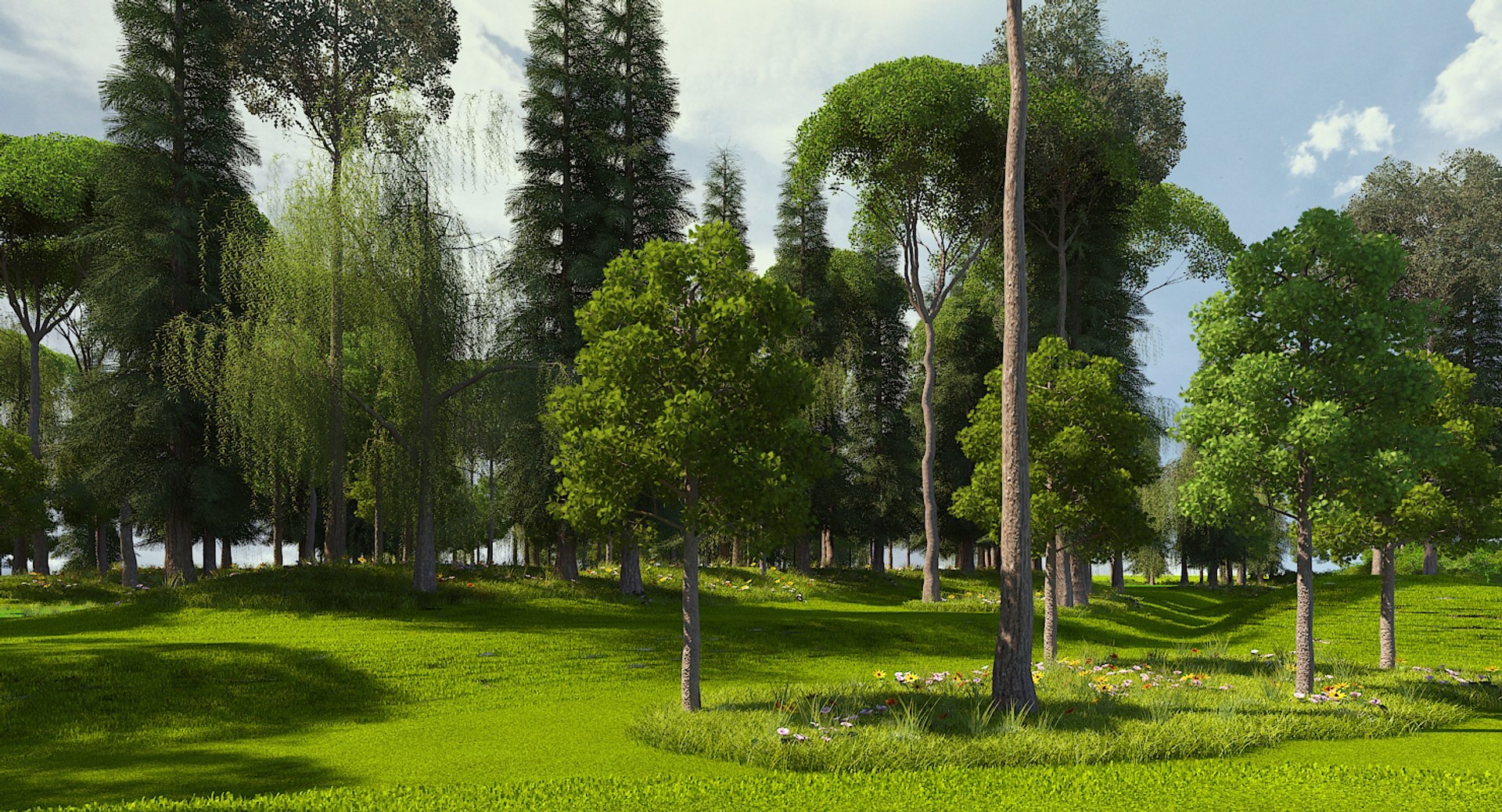 3D Model Golf Course - TurboSquid 1496325