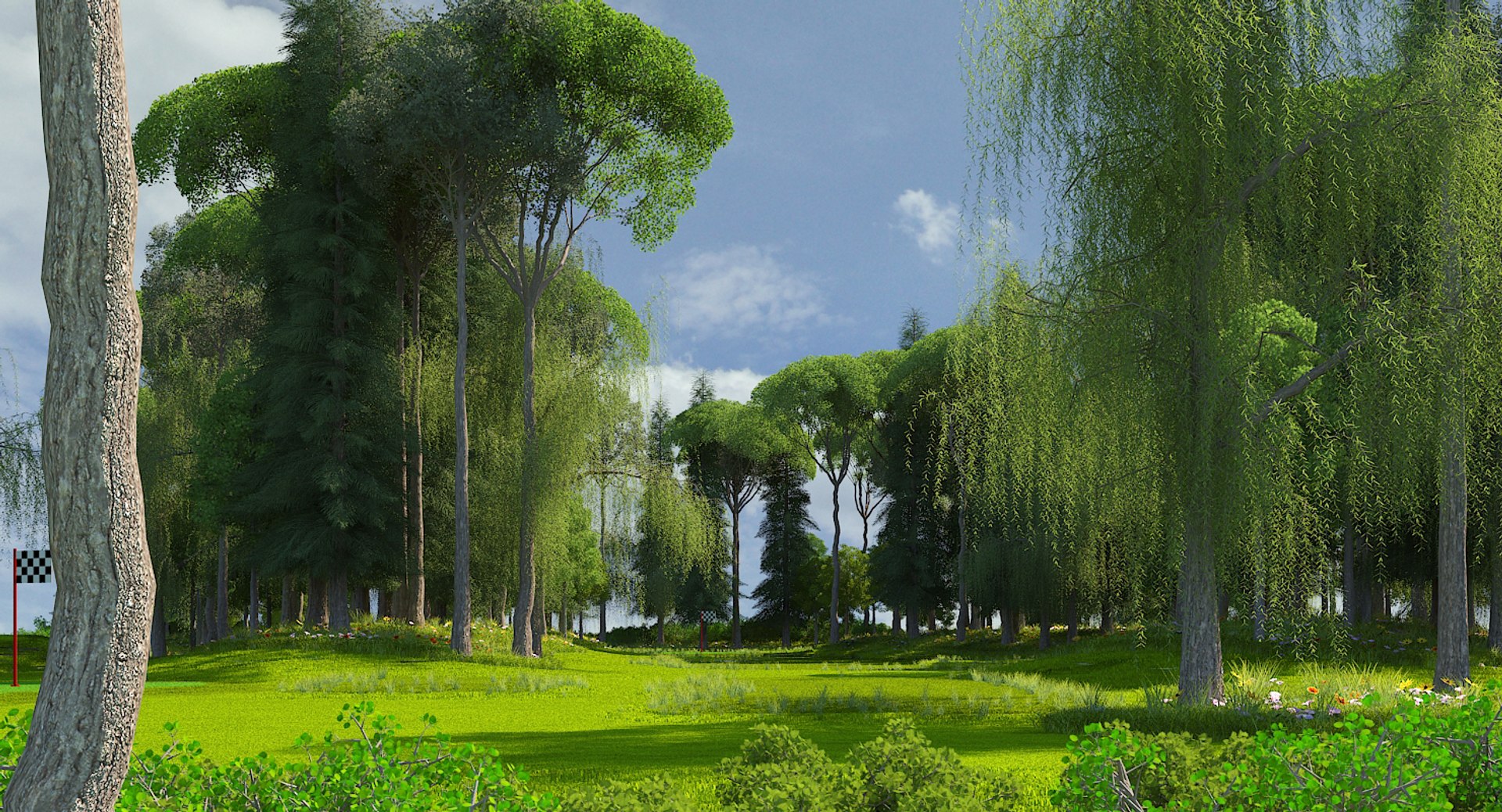 3D Model Golf Course - TurboSquid 1496325