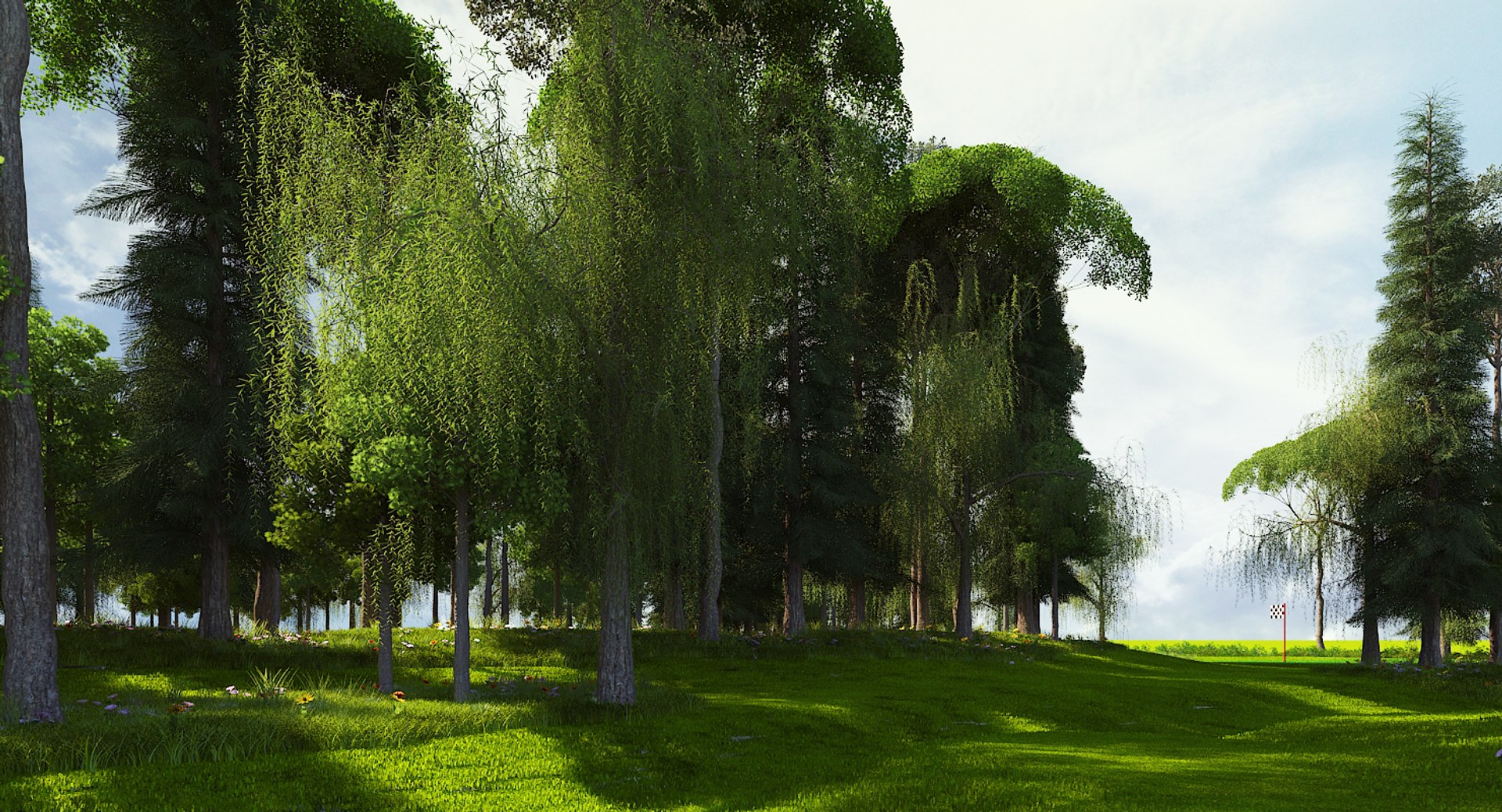 3D Model Golf Course - TurboSquid 1496325