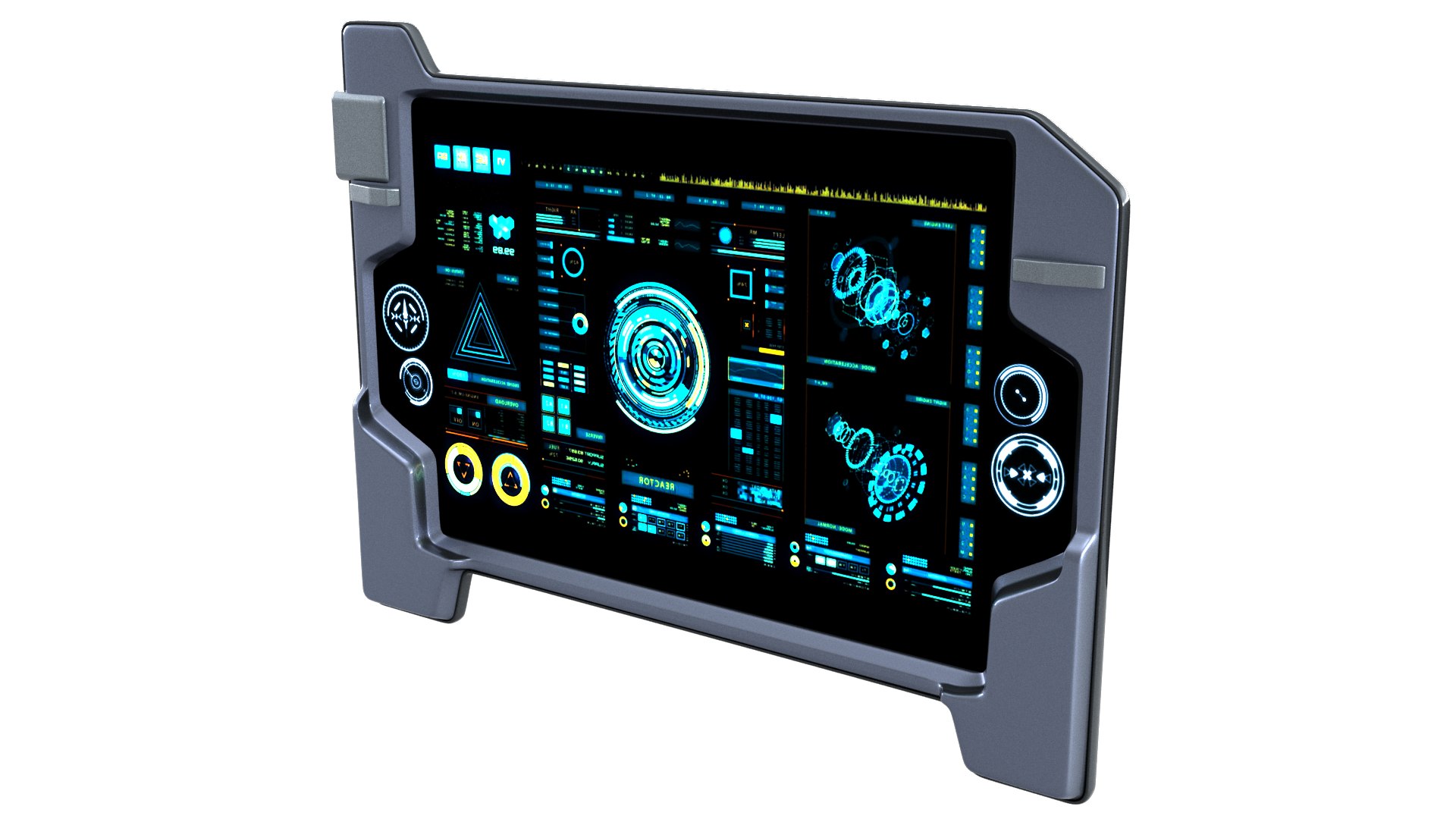 3D Sci-fi Touch Pad - TurboSquid 1433925