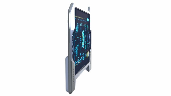 3D sci-fi touch pad - TurboSquid 1433925