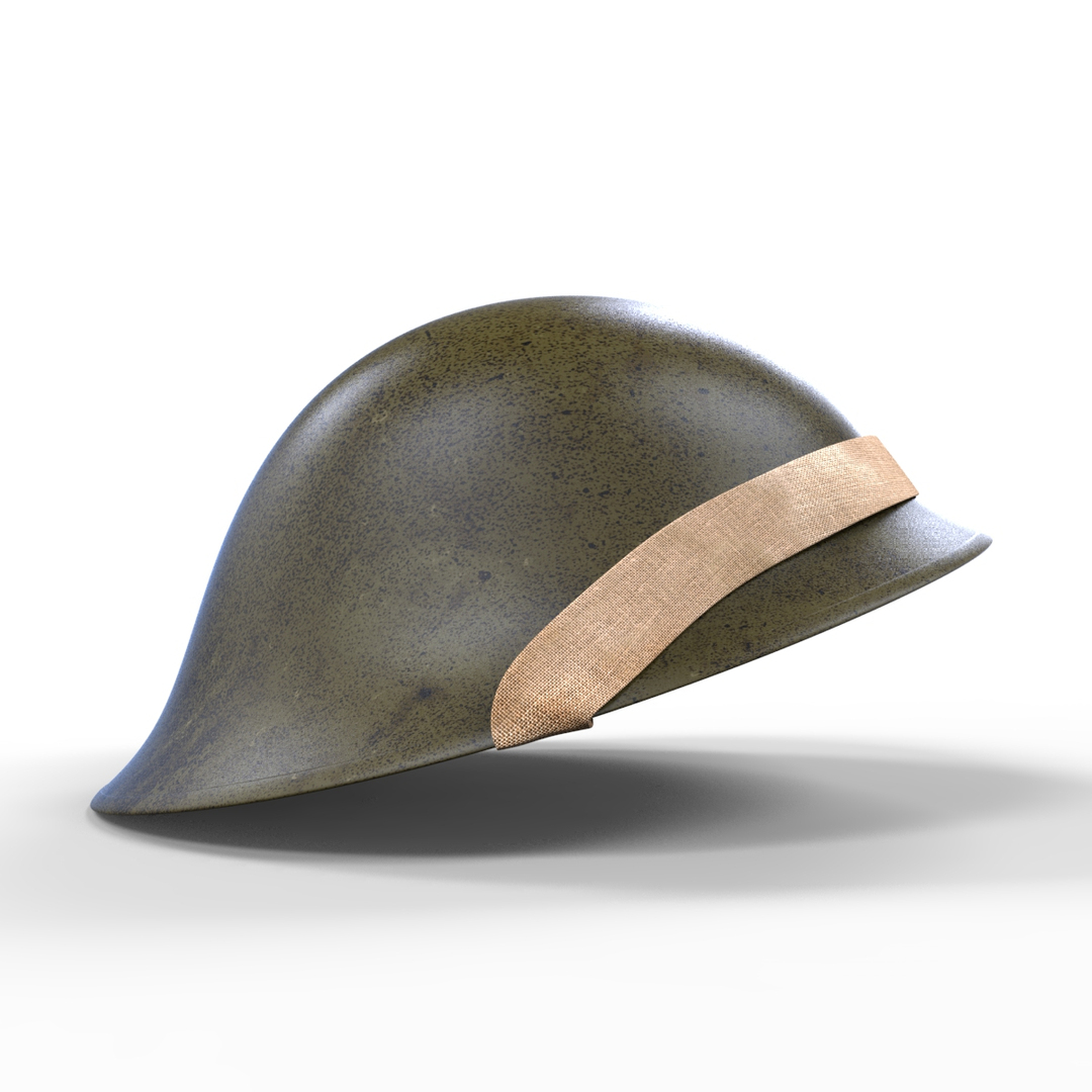 3D Vintage Uk Turtle Helmet - TurboSquid 1173214