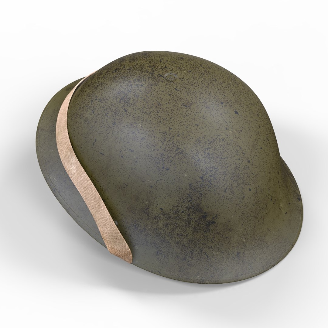 3D Vintage Uk Turtle Helmet - TurboSquid 1173214