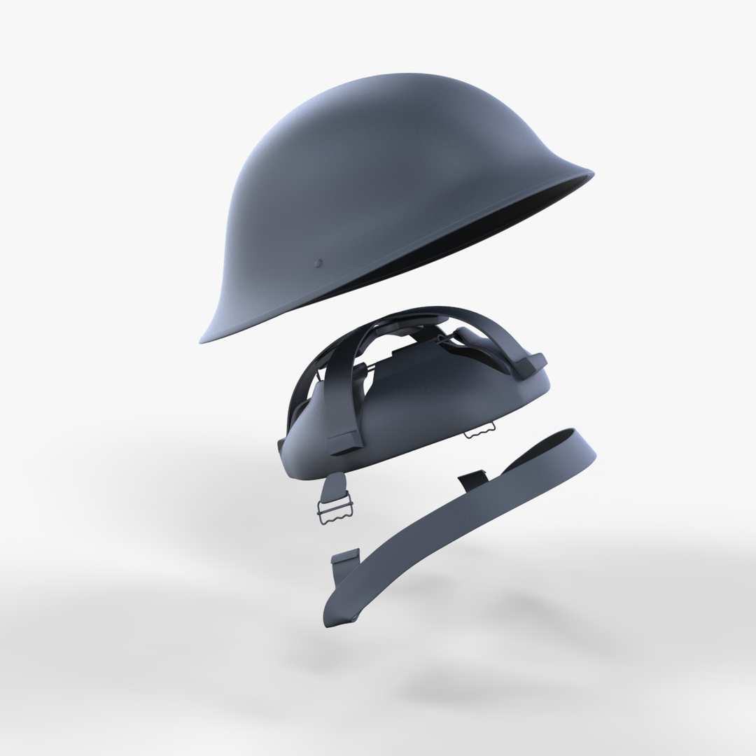 3D Vintage Uk Turtle Helmet - TurboSquid 1173214