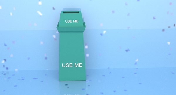 Dustbin 3D model - TurboSquid 1525589