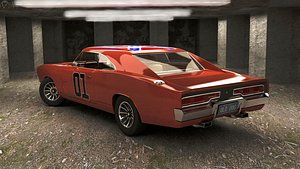 3D General Lee Models - Browse & Download Formats - TurboSquid
