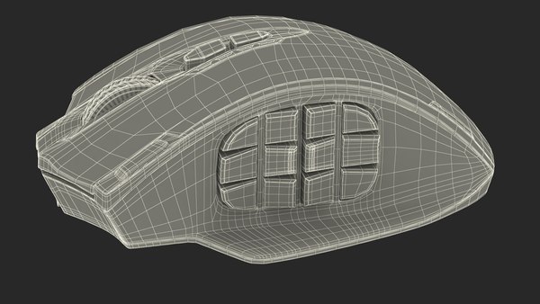 modelo 3d Ratón inalámbrico para juegos RGB - TurboSquid 2099523