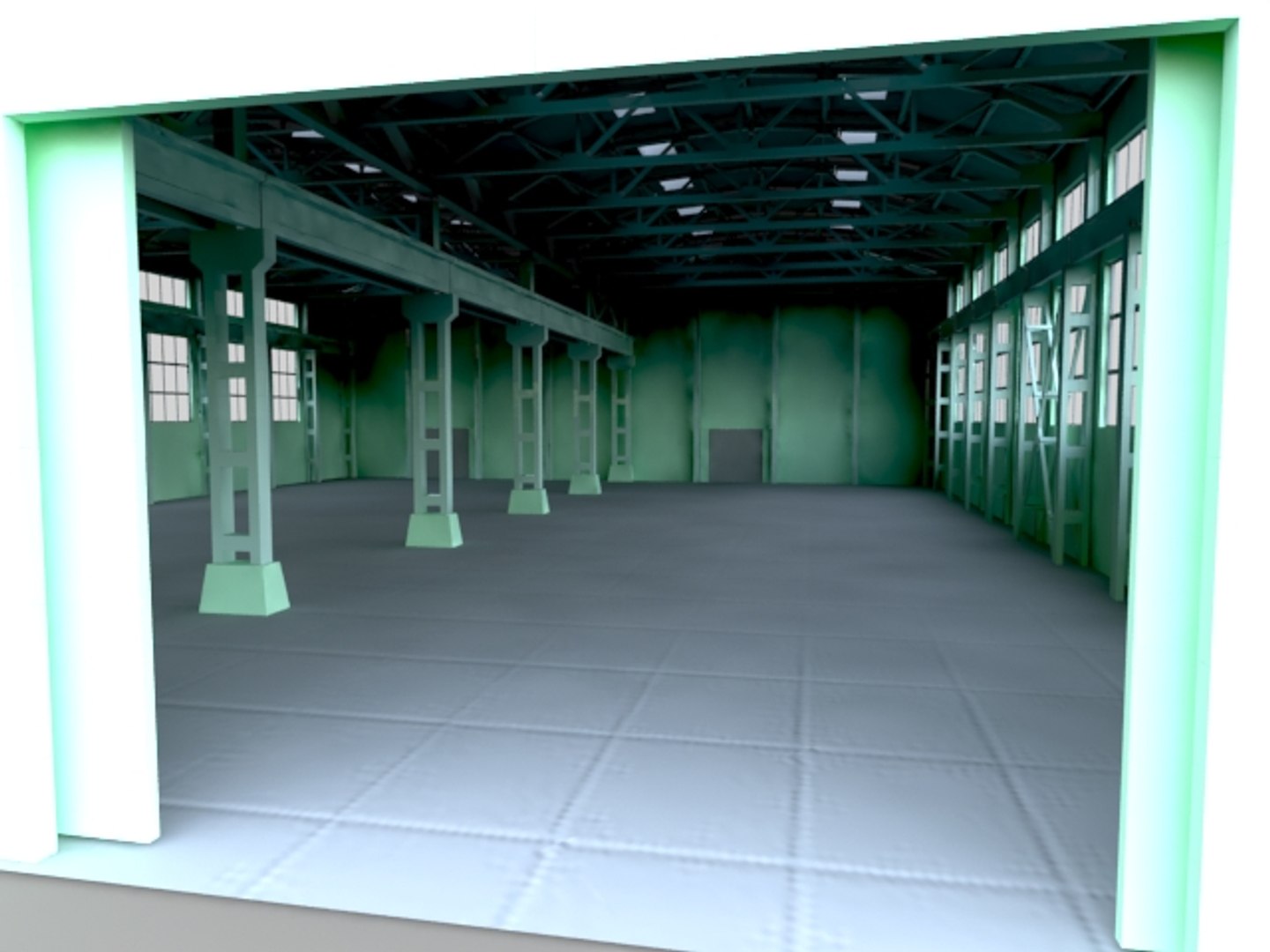 Hangar 4 Obj