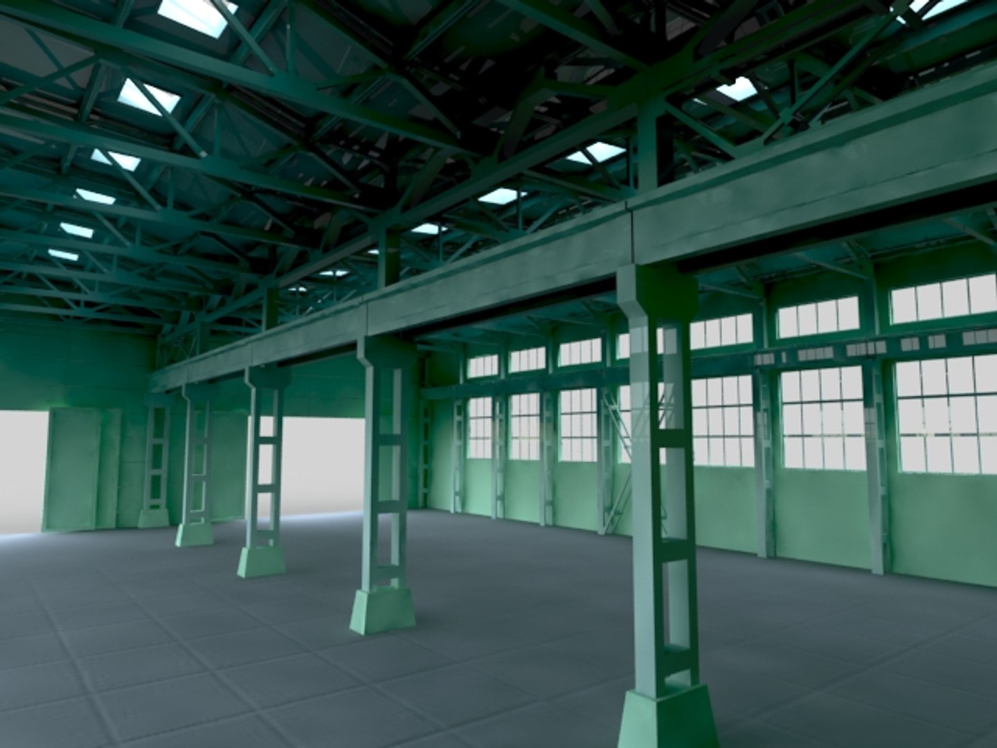 Hangar 4 Obj