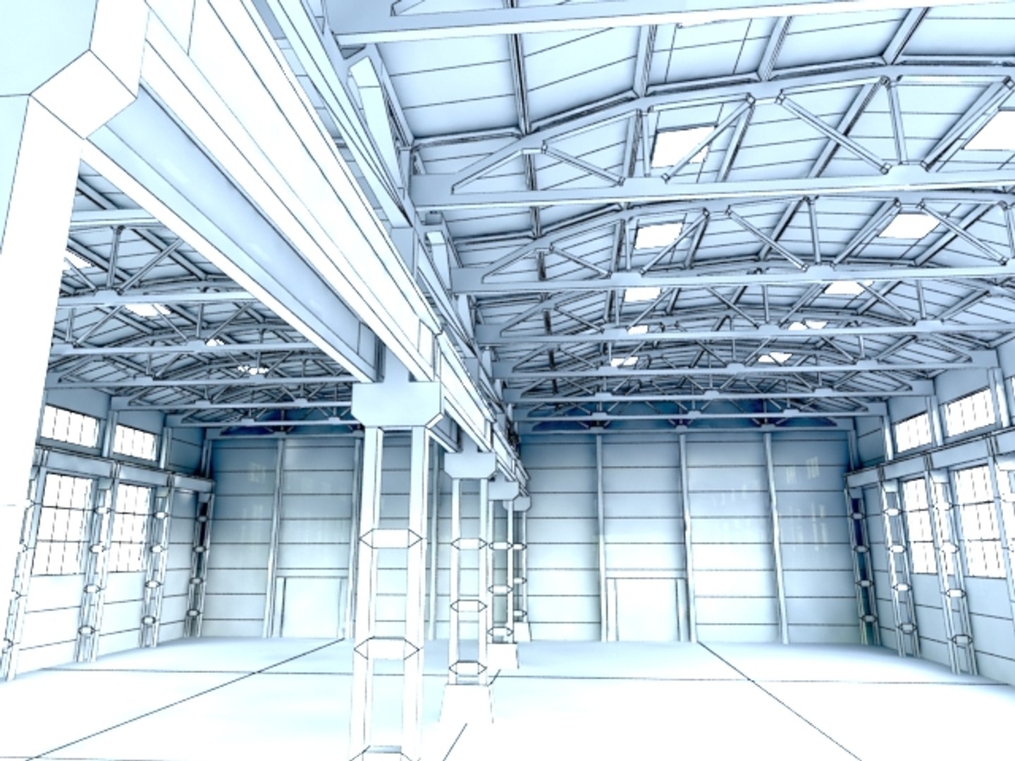 Hangar 4 Obj