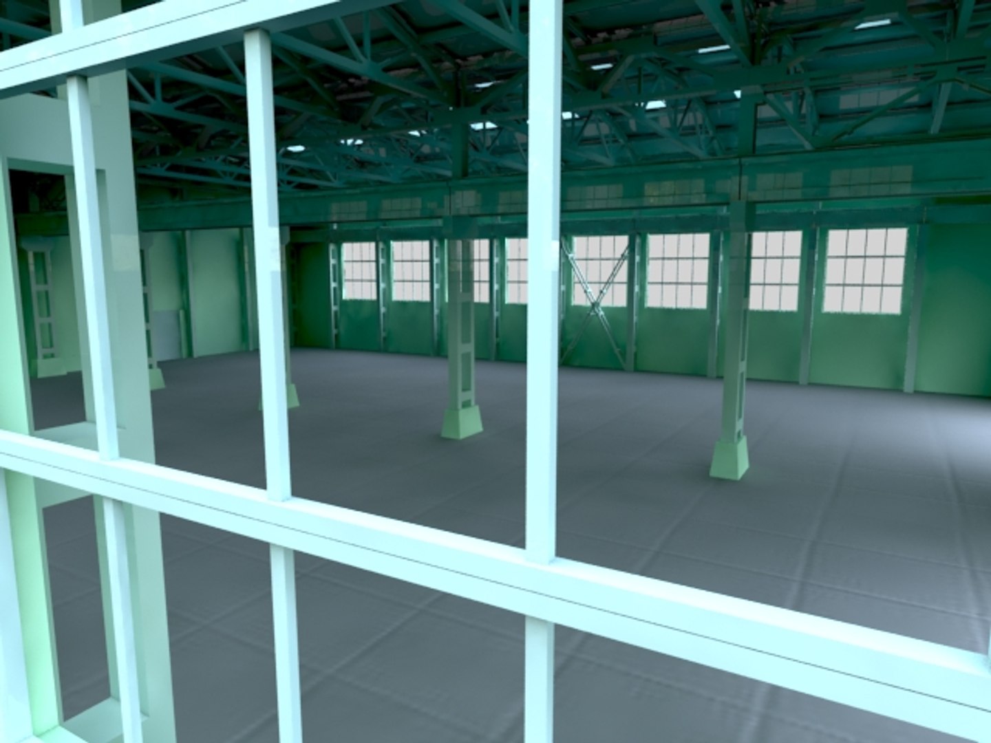 Hangar 4 Obj