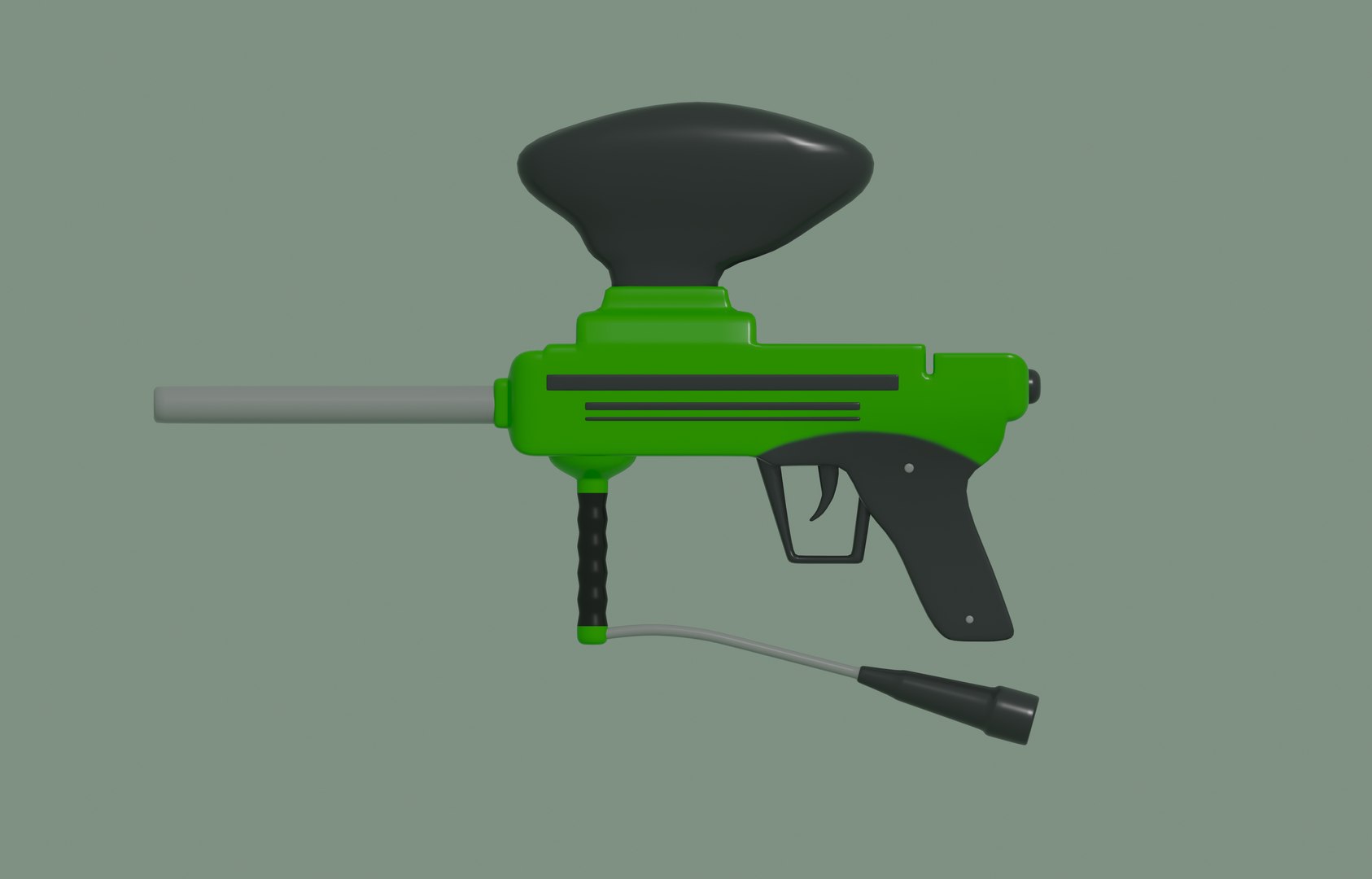 Paintball Gun 3D Model - TurboSquid 1868605