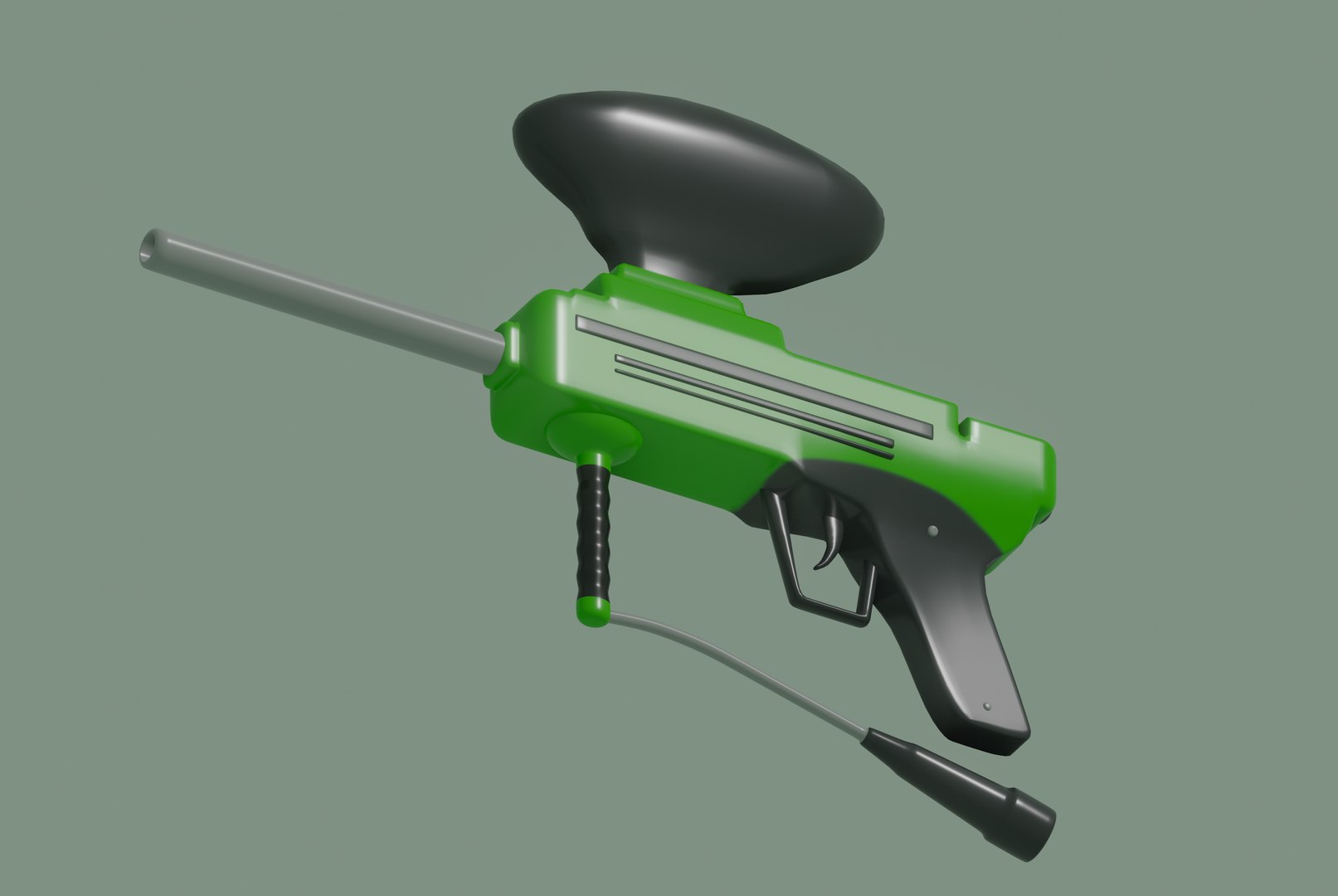 Paintball Gun 3D Model - TurboSquid 1868605