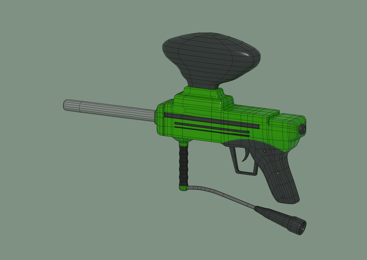 Paintball Gun 3D Model - TurboSquid 1868605