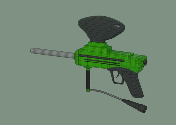 Paintball Gun 3D model - TurboSquid 1868605