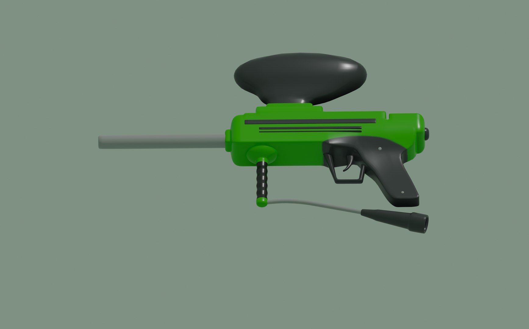 Paintball Gun 3D Model - TurboSquid 1868605