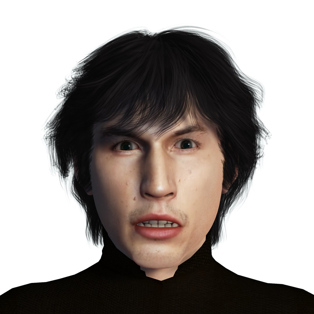 Adam Driver 3D Rigged Model Ready For Animation Model - TurboSquid 1977997