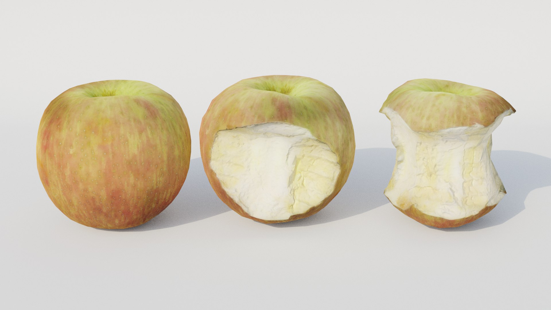 3D Apple Asset Pack Model - TurboSquid 1820493