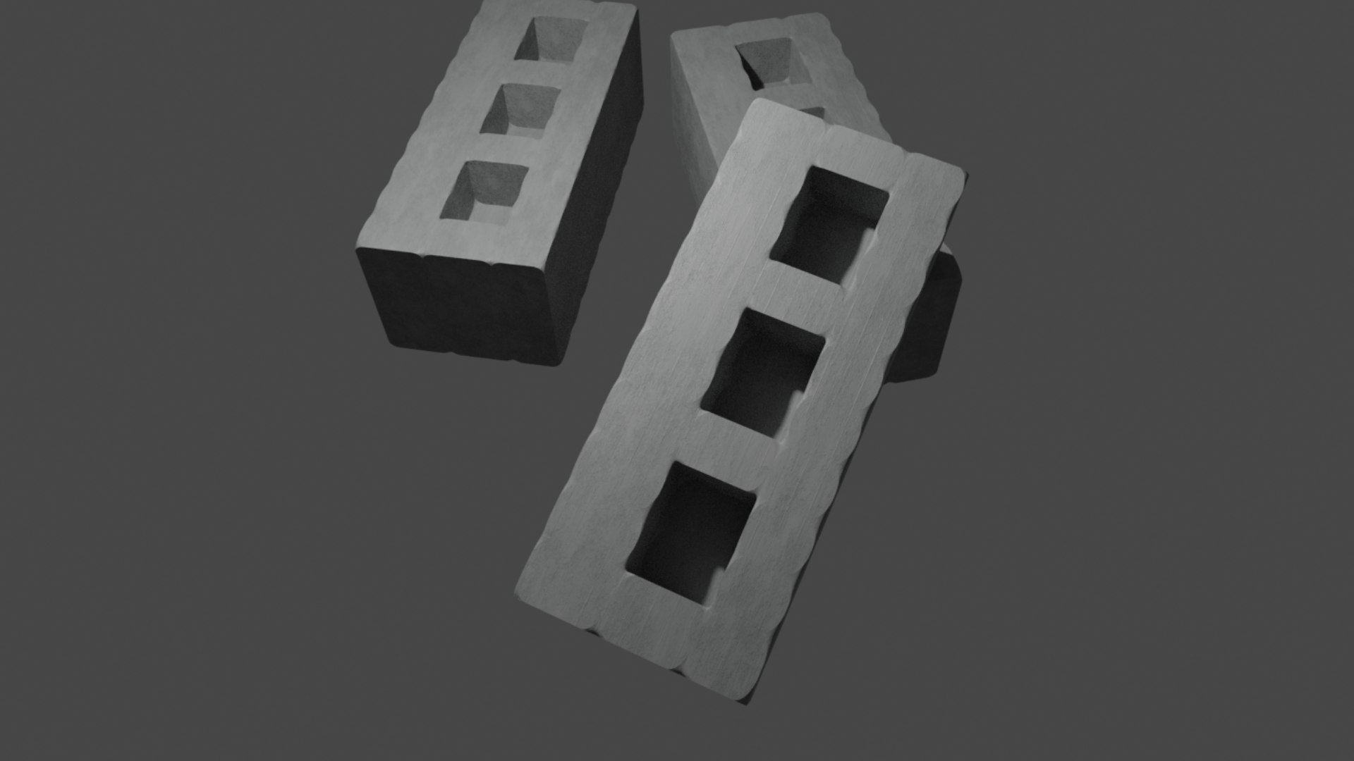 Free 3D Grey Brick 3D Model - TurboSquid 2269409