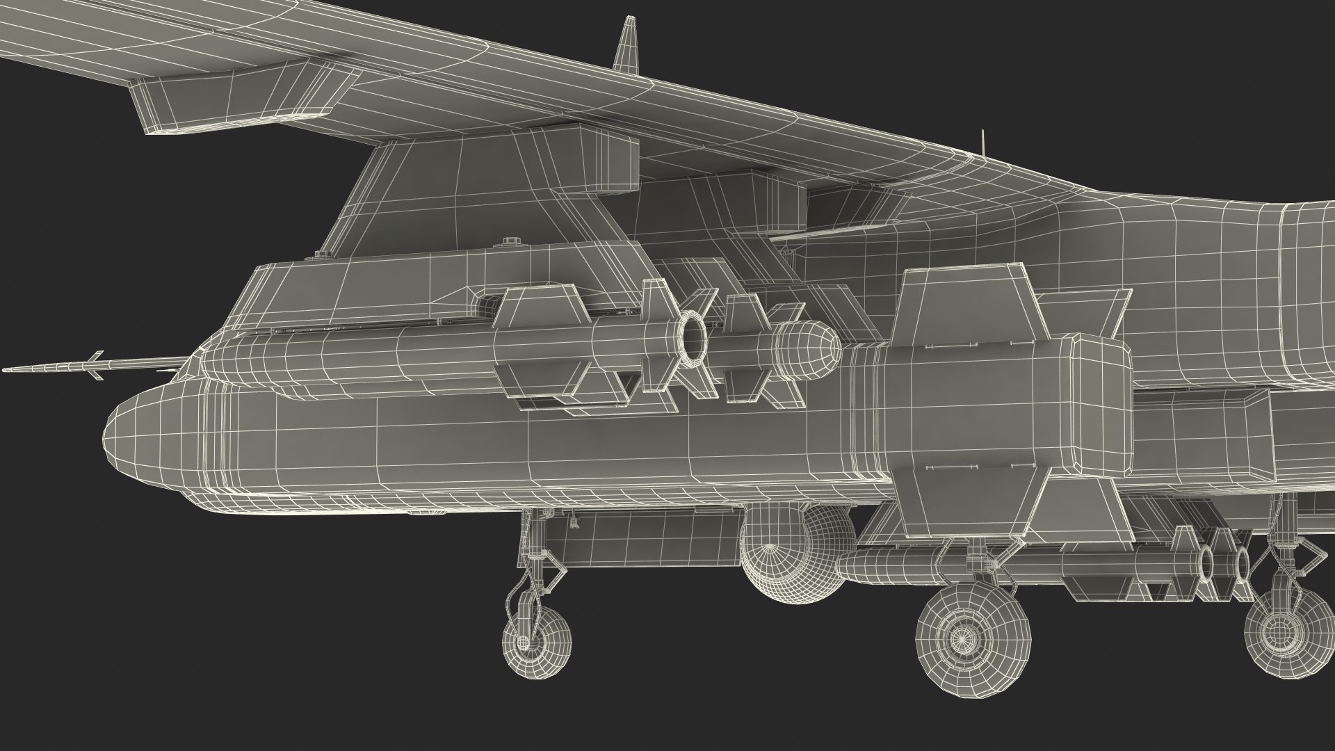 3D Twin-Boom Unmanned Combat Aerial Vehicle Rigged - TurboSquid 2055963