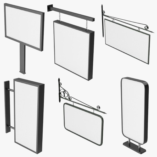 Vallas Publicitarias 3D Modelos para Descargar | TurboSquid