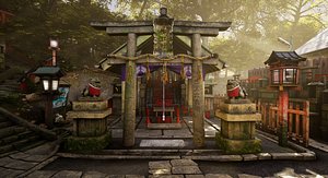 Low Poly Malevolent Shrine 3D Models For Download | TurboSquid