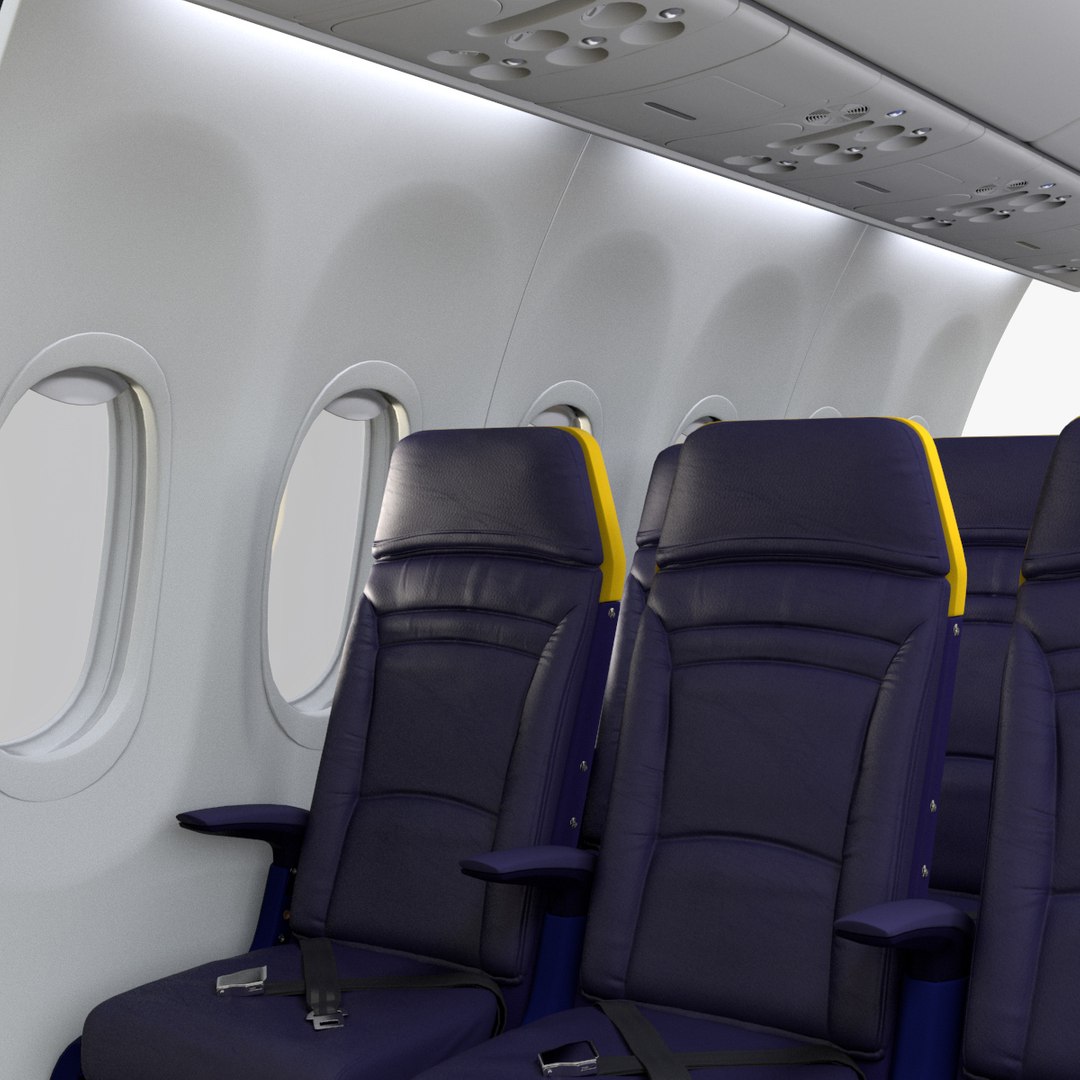 3D Ryanair Economy Seat Wall Model - TurboSquid 1197294