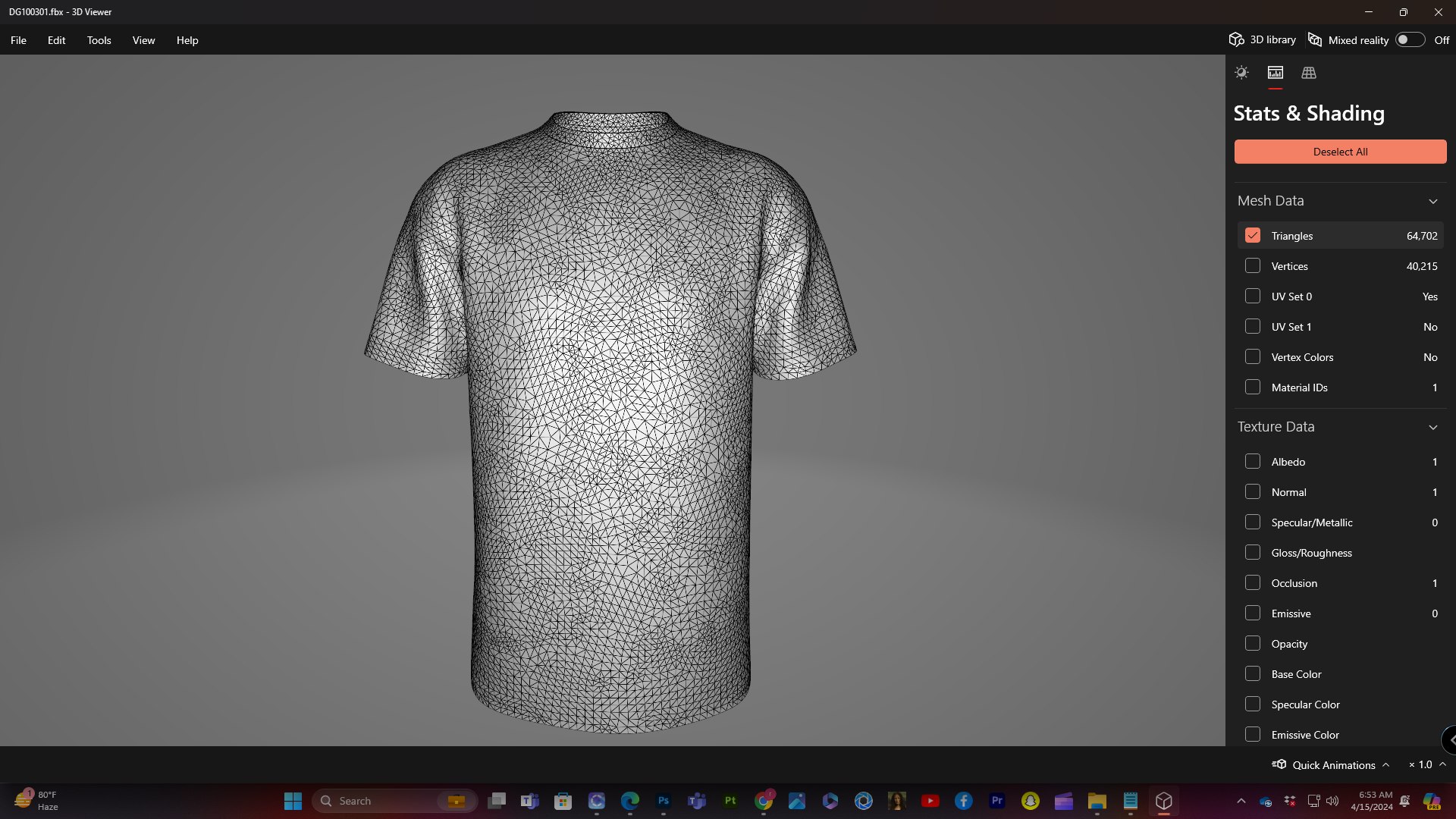 3D Round Neck Tee With V Shape CLO FILE Model - TurboSquid 2217271