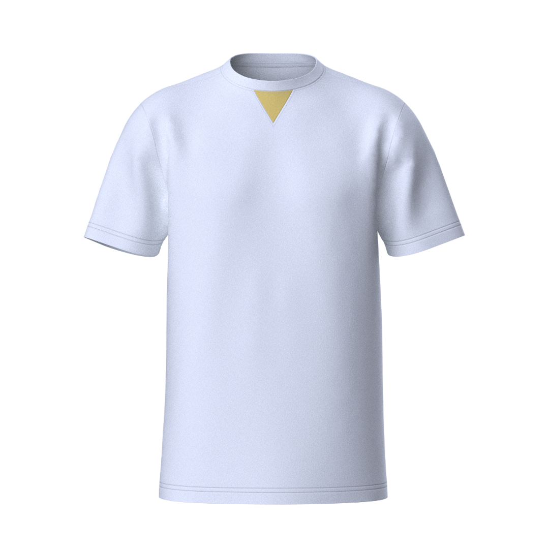 3D Round Neck Tee With V Shape CLO FILE Model - TurboSquid 2217271
