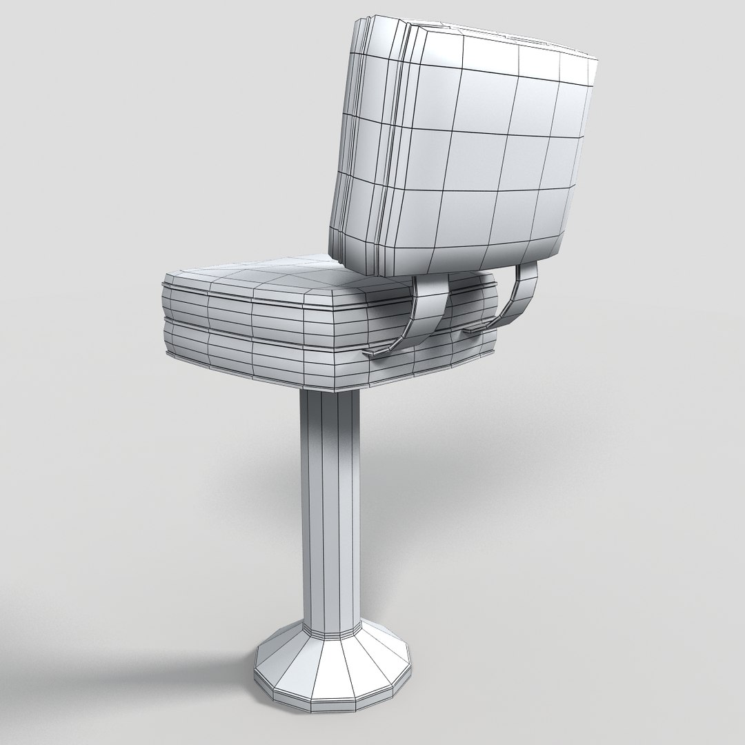 Bar Stool 3d Model
