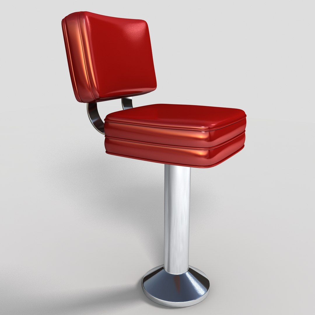 Bar Stool 3d Model