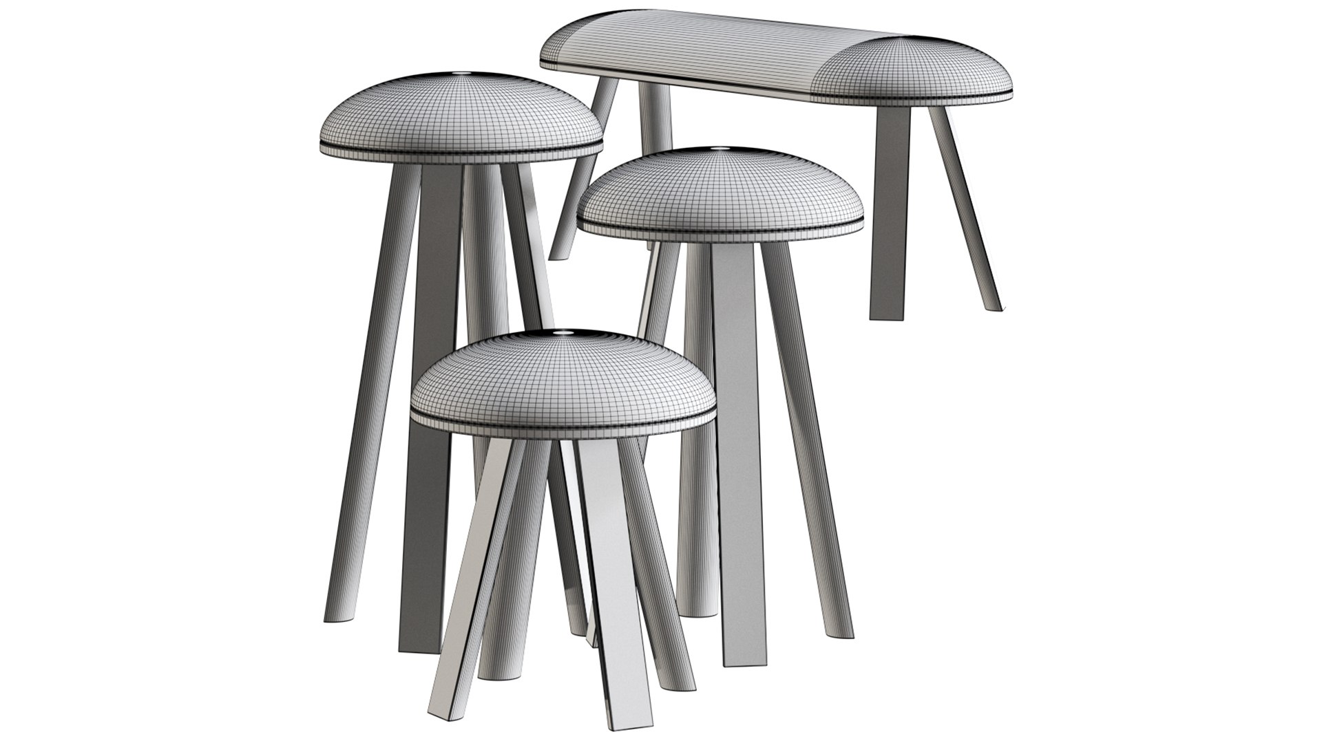 BuzziMilk Stool By BuzziSpace 3D Model - TurboSquid 1885864
