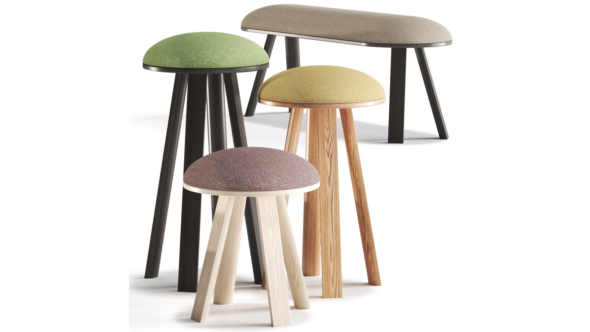 BuzziMilk Stool By BuzziSpace 3D Model - TurboSquid 1885864