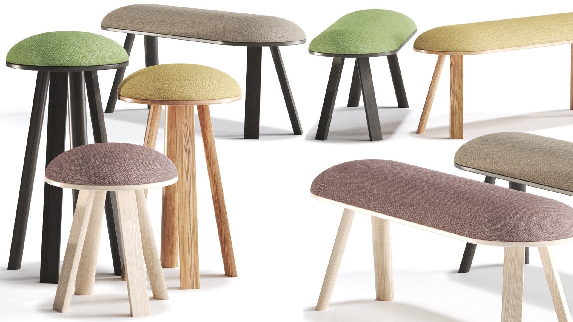 BuzziMilk Stool By BuzziSpace 3D Model - TurboSquid 1885864