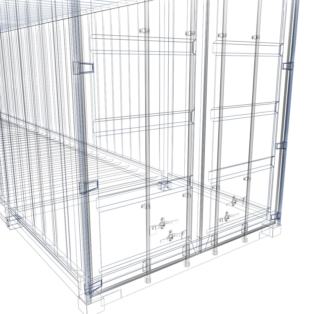 3d Model Highcube Container Ship