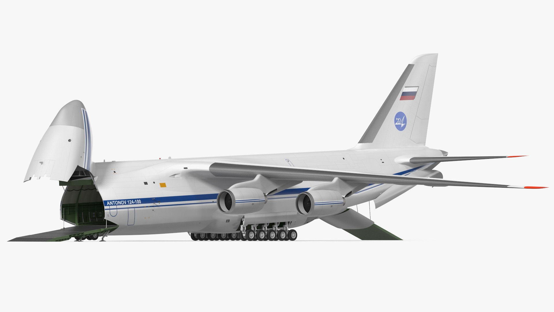 3D Antonov An124 100 Ruslan Aircraft Rigged - TurboSquid 1773063